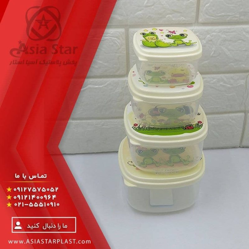 فروش ست ظرف غذا بارانا – پخش پلاستیک آسیا استار